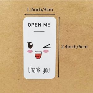 Office | 10 Open Me Thank You Rectangular Stickers | Poshmark